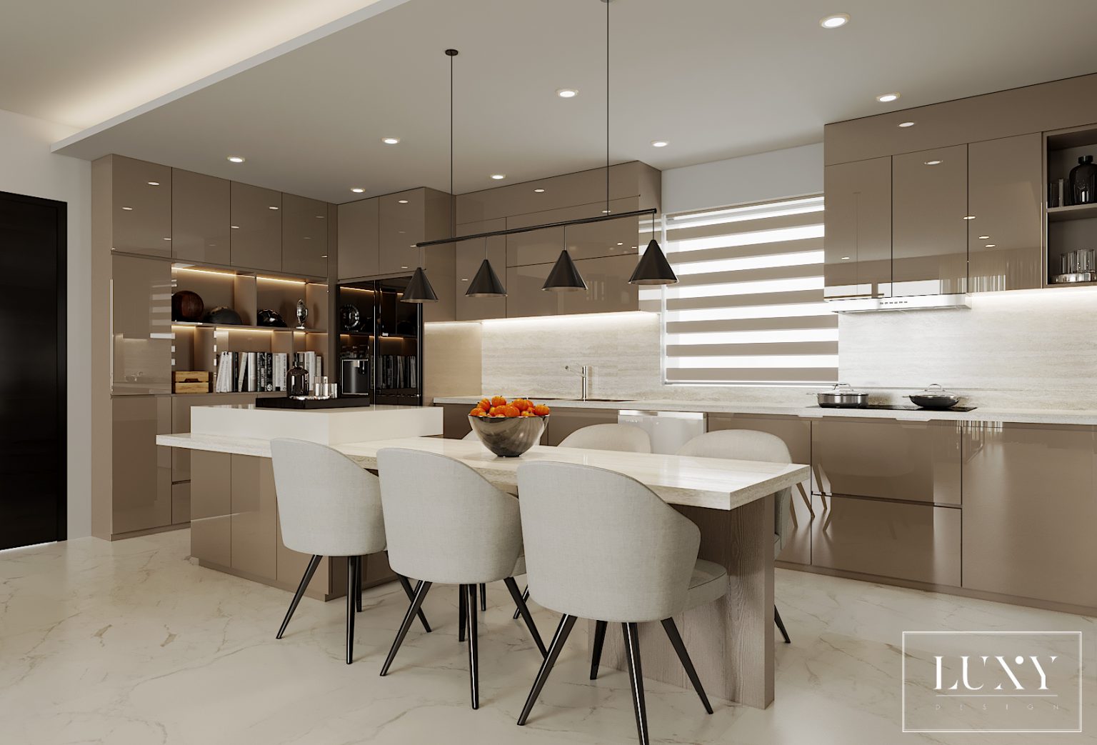 Luxy Design cty thiết kế nội thất biệt thự bán cổ điển